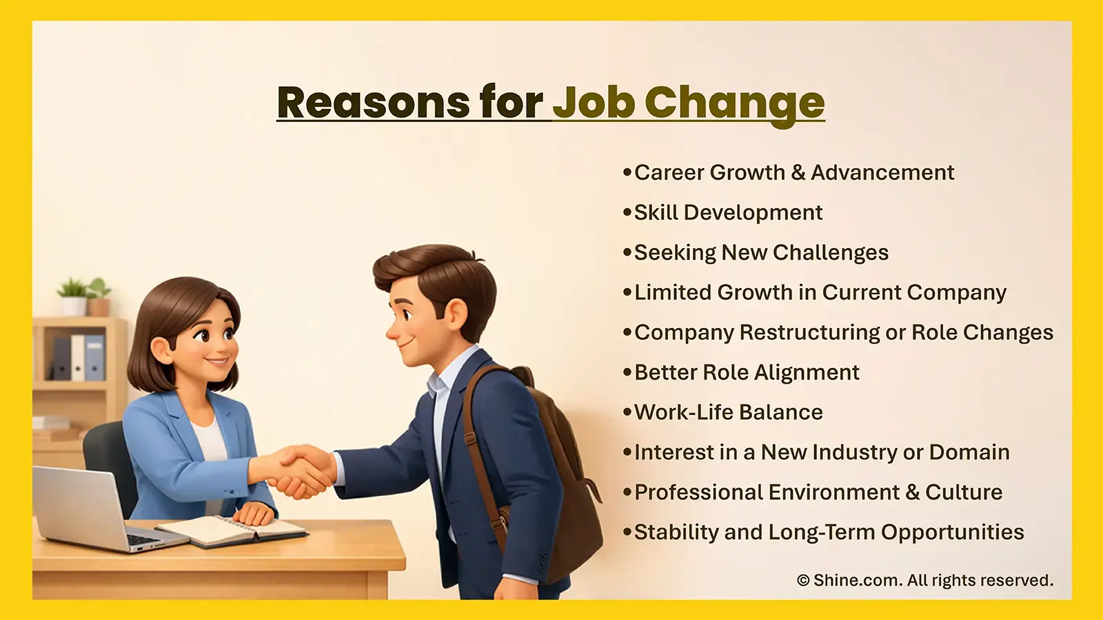 Reason for Job Change: Best Answers, Examples for Interview (2026)